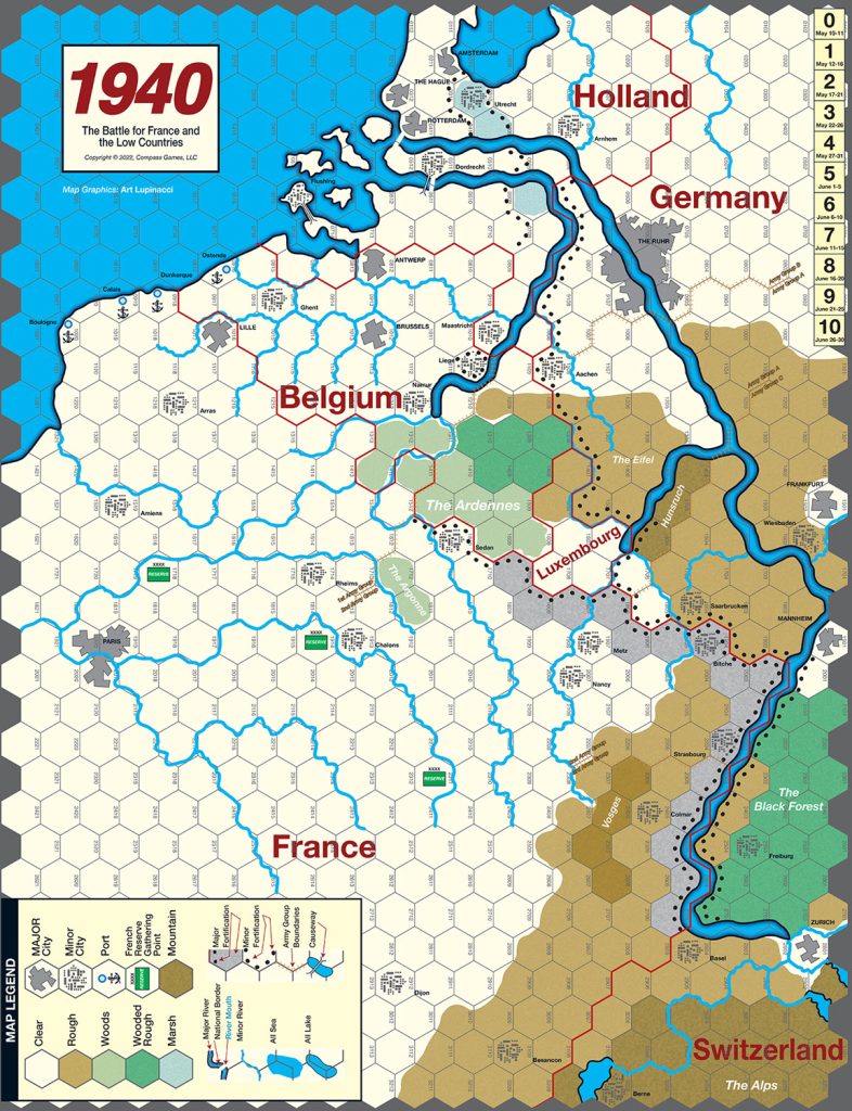 WWII Campaigns: 1940, 1941, and 1942 (Pay Later) – Compass Games