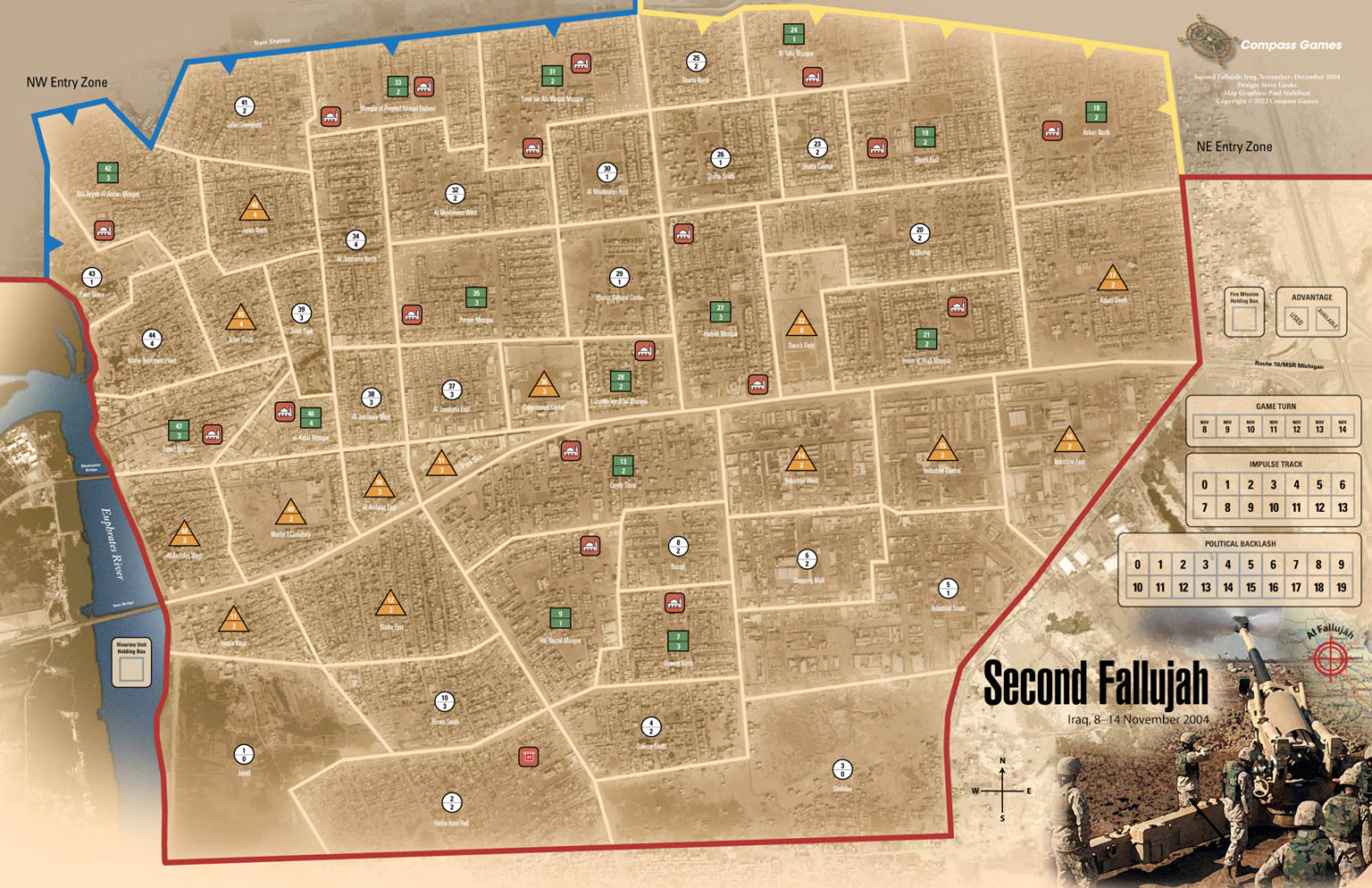 Issue 103: Magazine & Game (Second Fallujah) – Compass Games