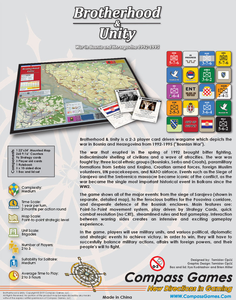 Brotherhood & Unity – Compass Games