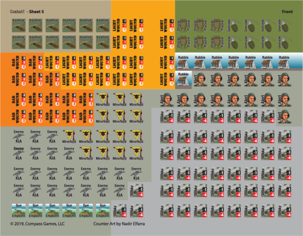 Combat! Volume 1 – 2nd Printing – Compass Games