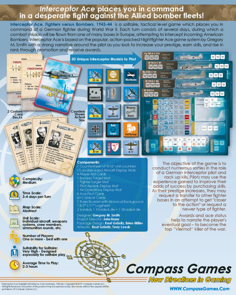 Interceptor Ace: Daylight Air Defense Over Germany, 1943-44 – Compass Games