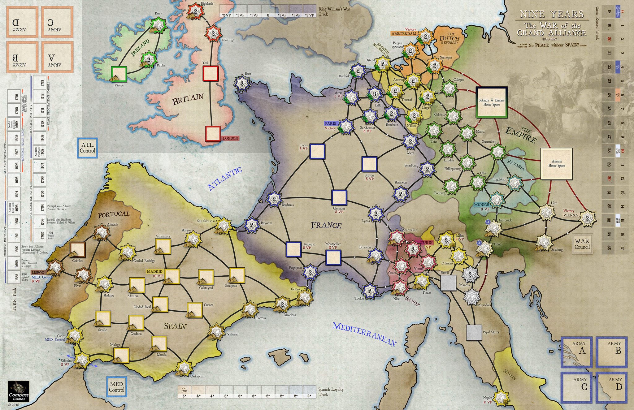 Nine Years: War of the Grand Alliance 1688-1697, Deluxe Edition (Pay ...