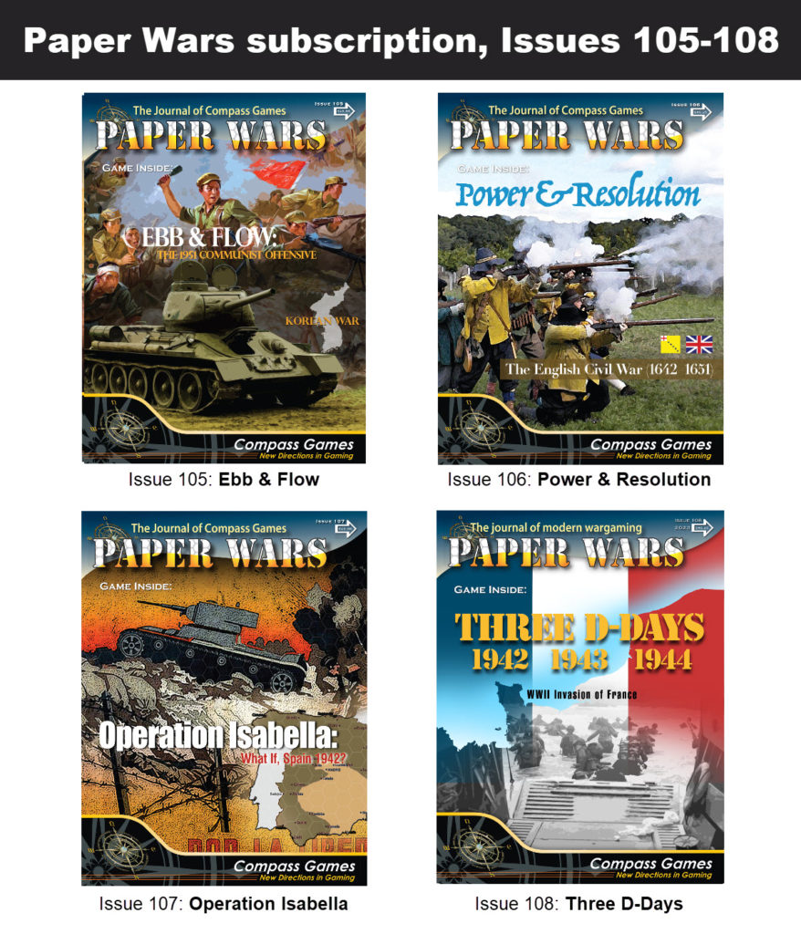 Paper Wars Subscriptions – Compass Games