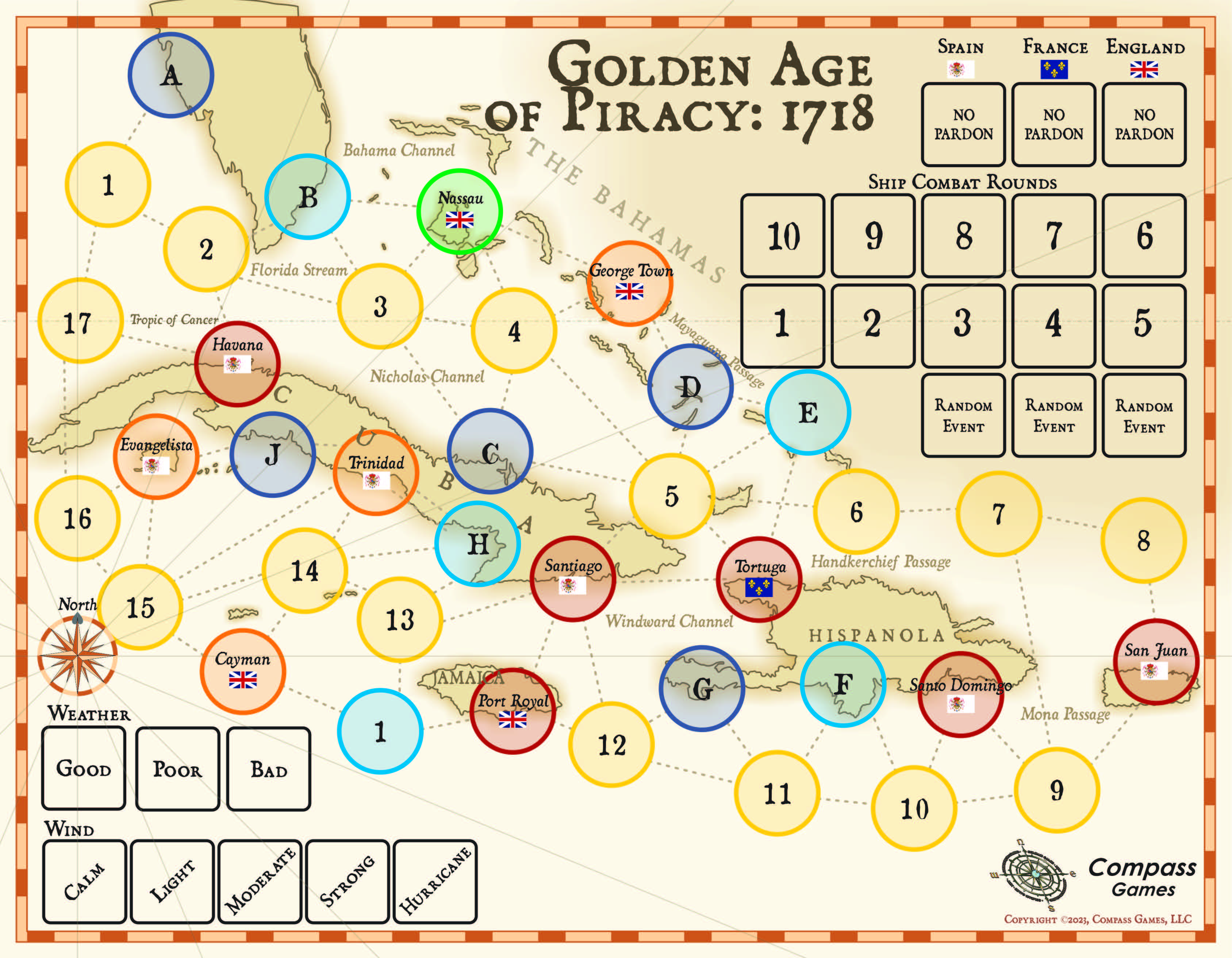Golden Age of Piracy: 1718 (Pay Later) – Compass Games