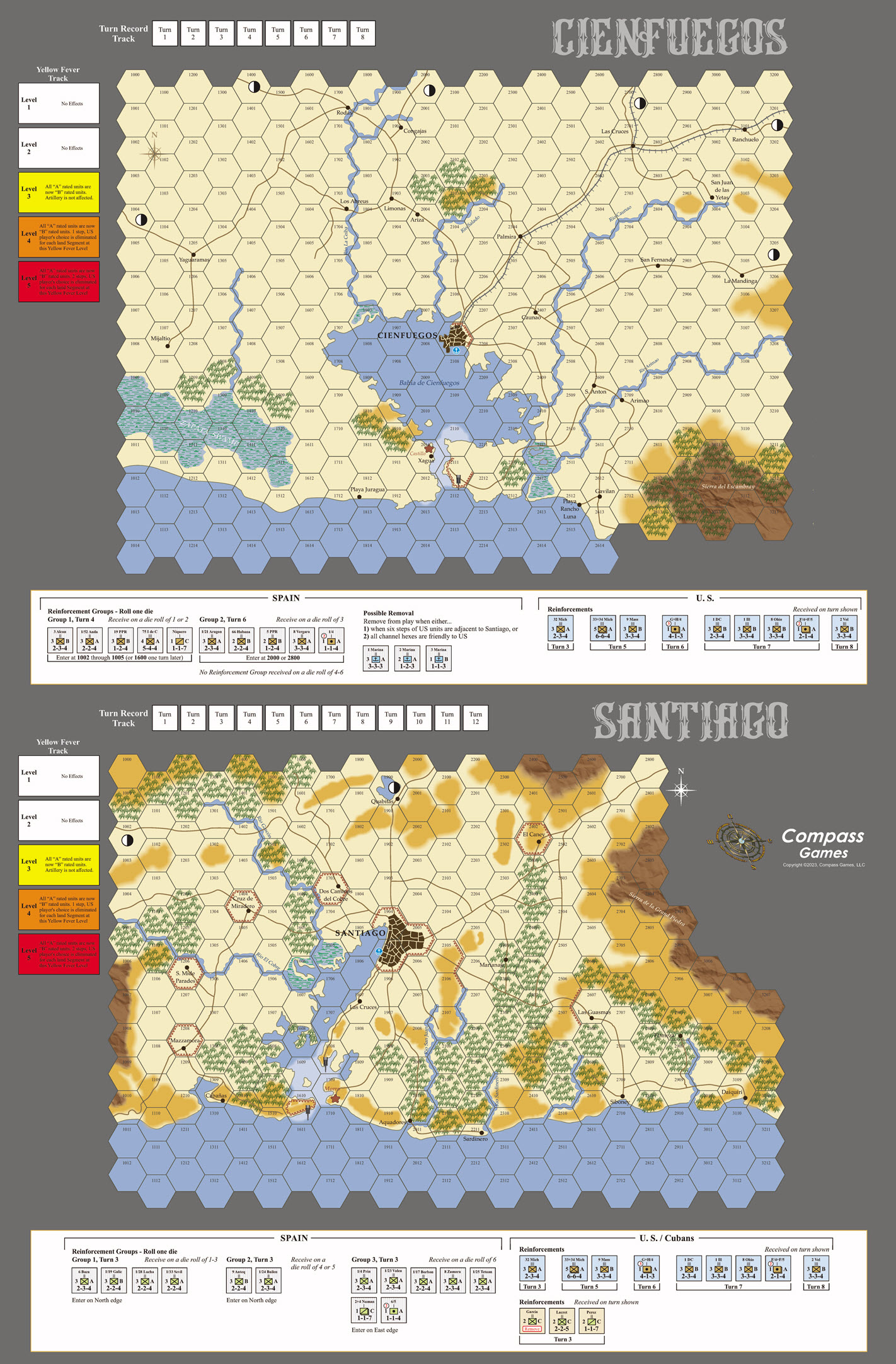 Spanish American War Battles Map