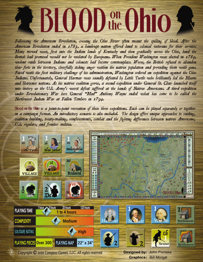 Blood on the Ohio: The Northwest Indian War 1789 – 1794 – Compass Games