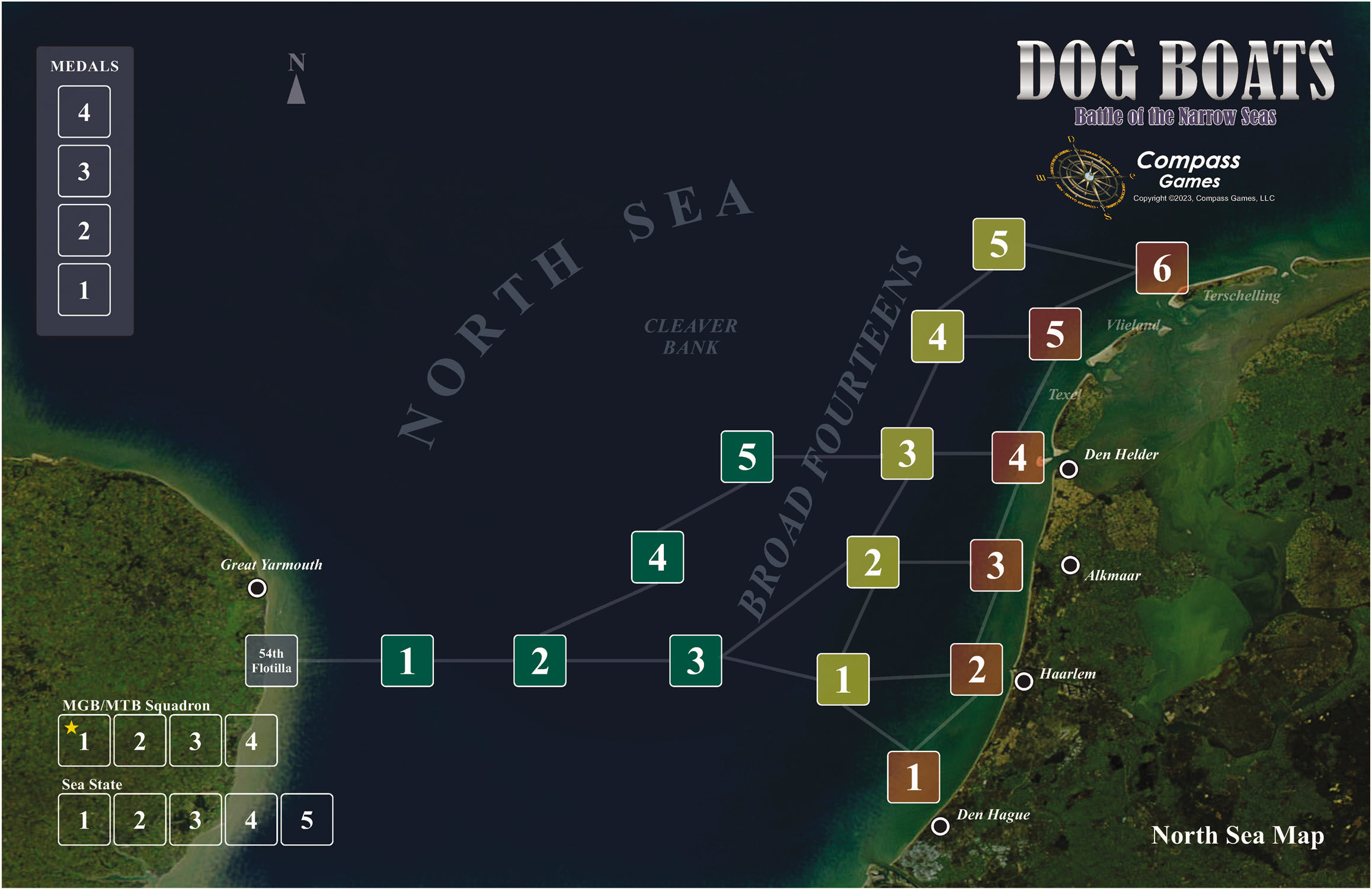 Dog Boats: Battle of the Narrow Seas (Pay Later) – Compass Games