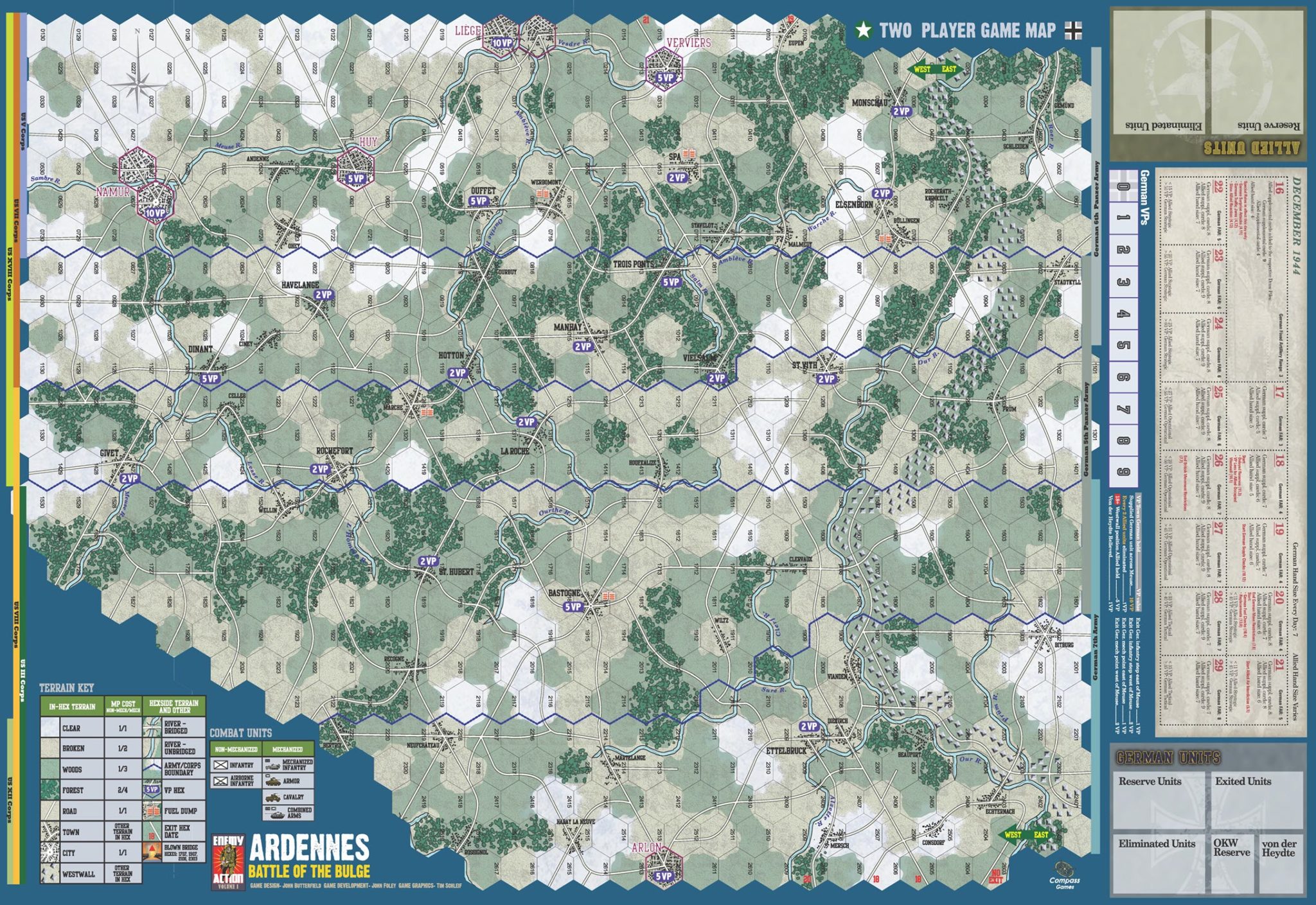 Enemy Action: Ardennes – Compass Games