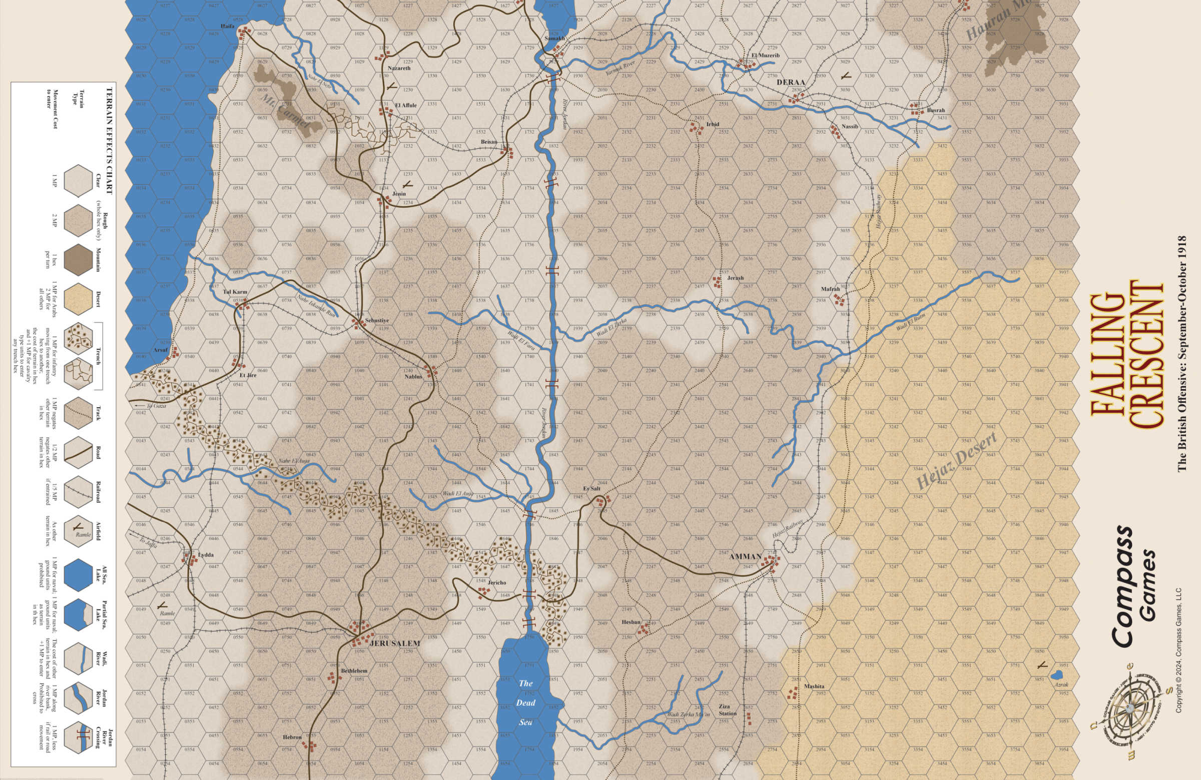 Falling Crescent (Pay Later) – Compass Games