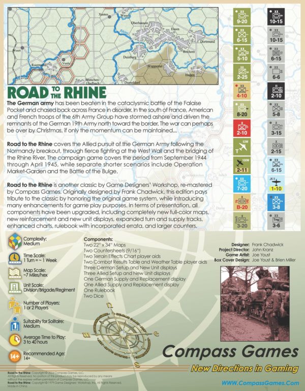 Road to the Rhine (Pay Later) – Compass Games