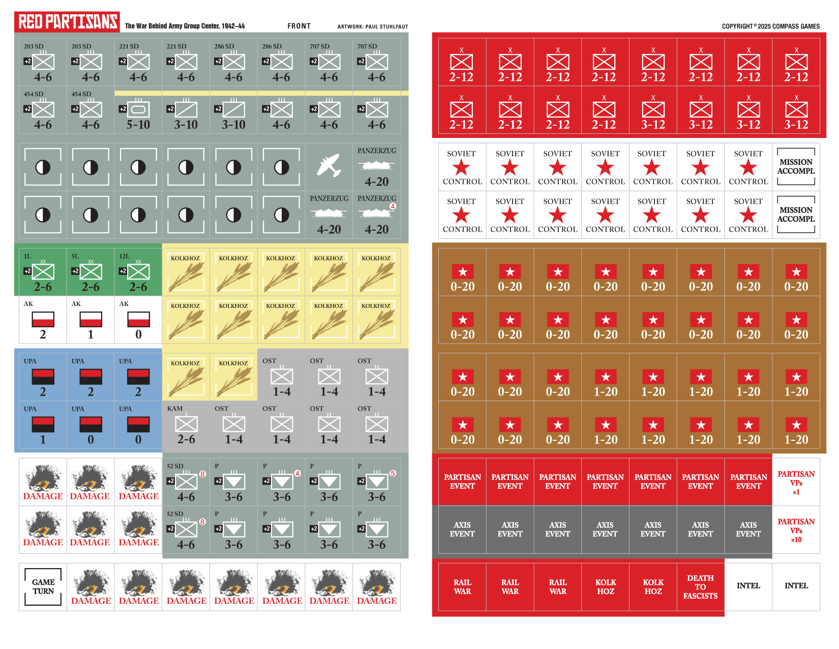Issue 110: Magazine & Game (Red Partisans) – Compass Games