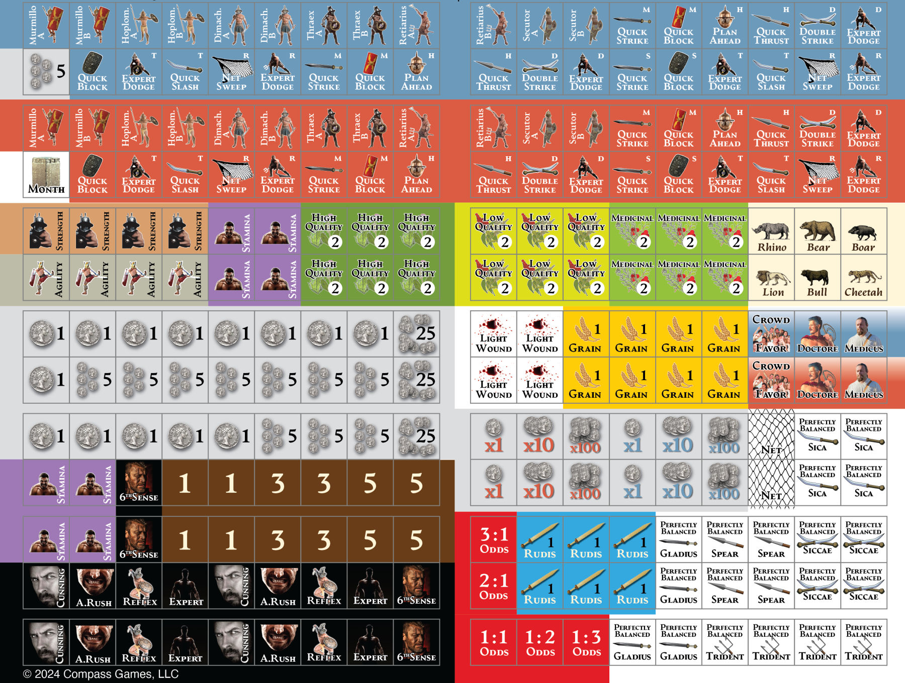 Gladiators: Blood & Glory (Pay Later) – Compass Games