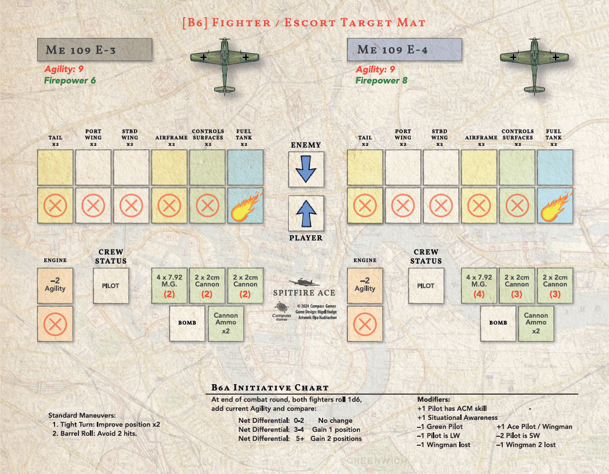Spitfire Ace: Air Defense over Britain, 1940 (Pay Later) – Compass Games