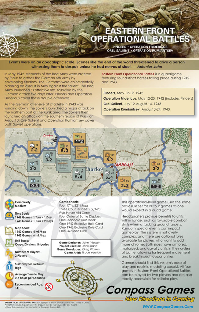 Eastern Front Operational Battles Quad (Pay Later) – Compass Games
