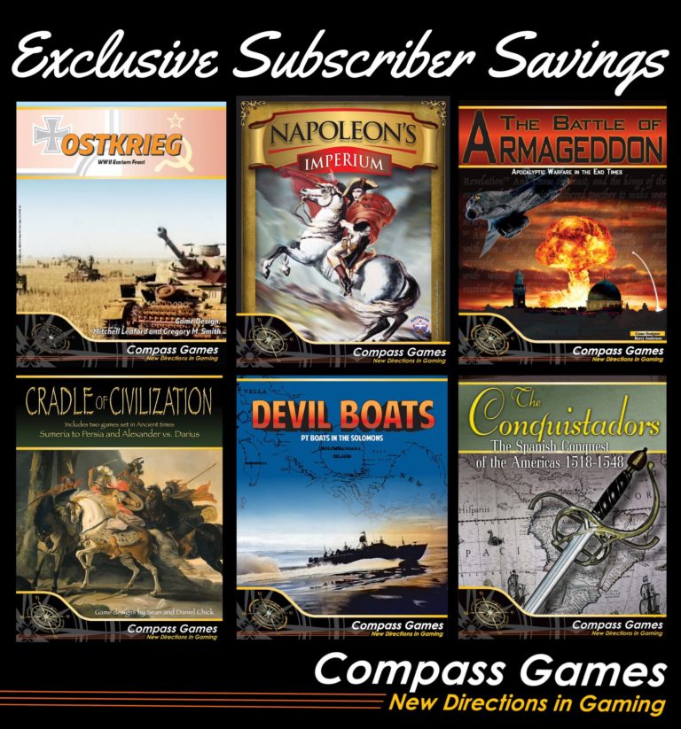 Thanks for subscribing! – Compass Games