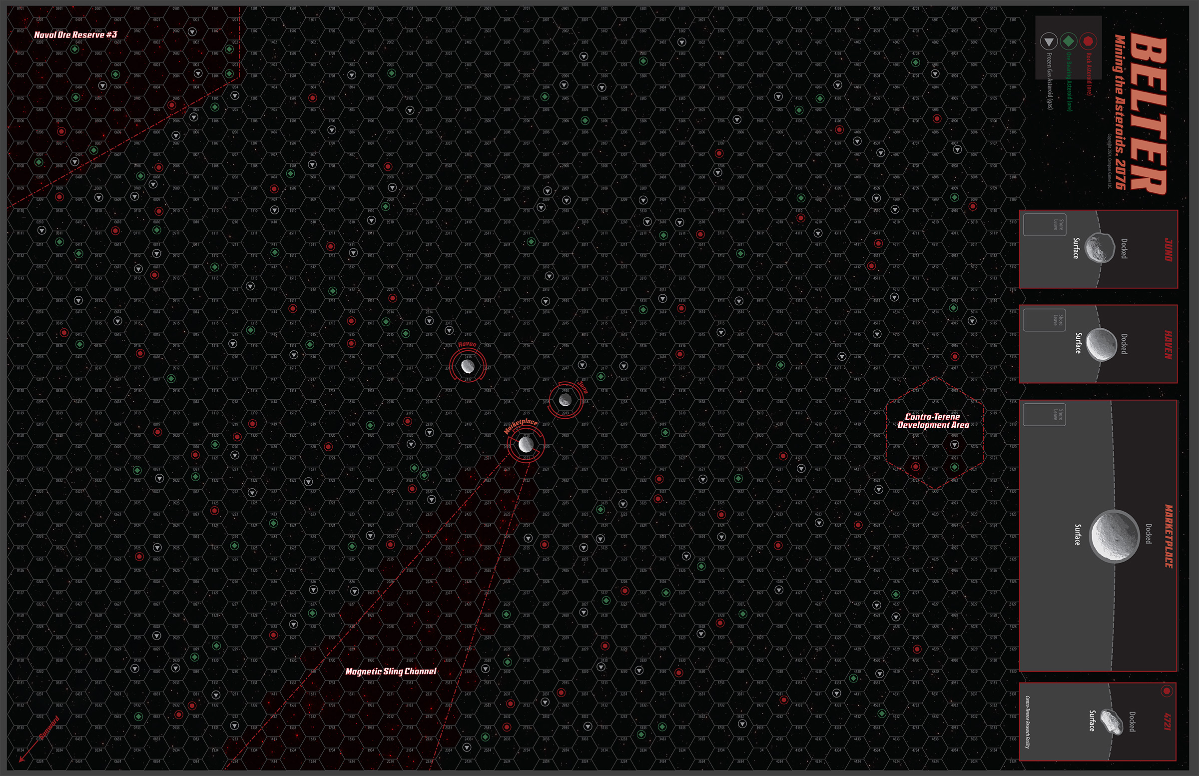 Belter: Mining the Asteroids, 2076 (Pay Later) – Compass Games