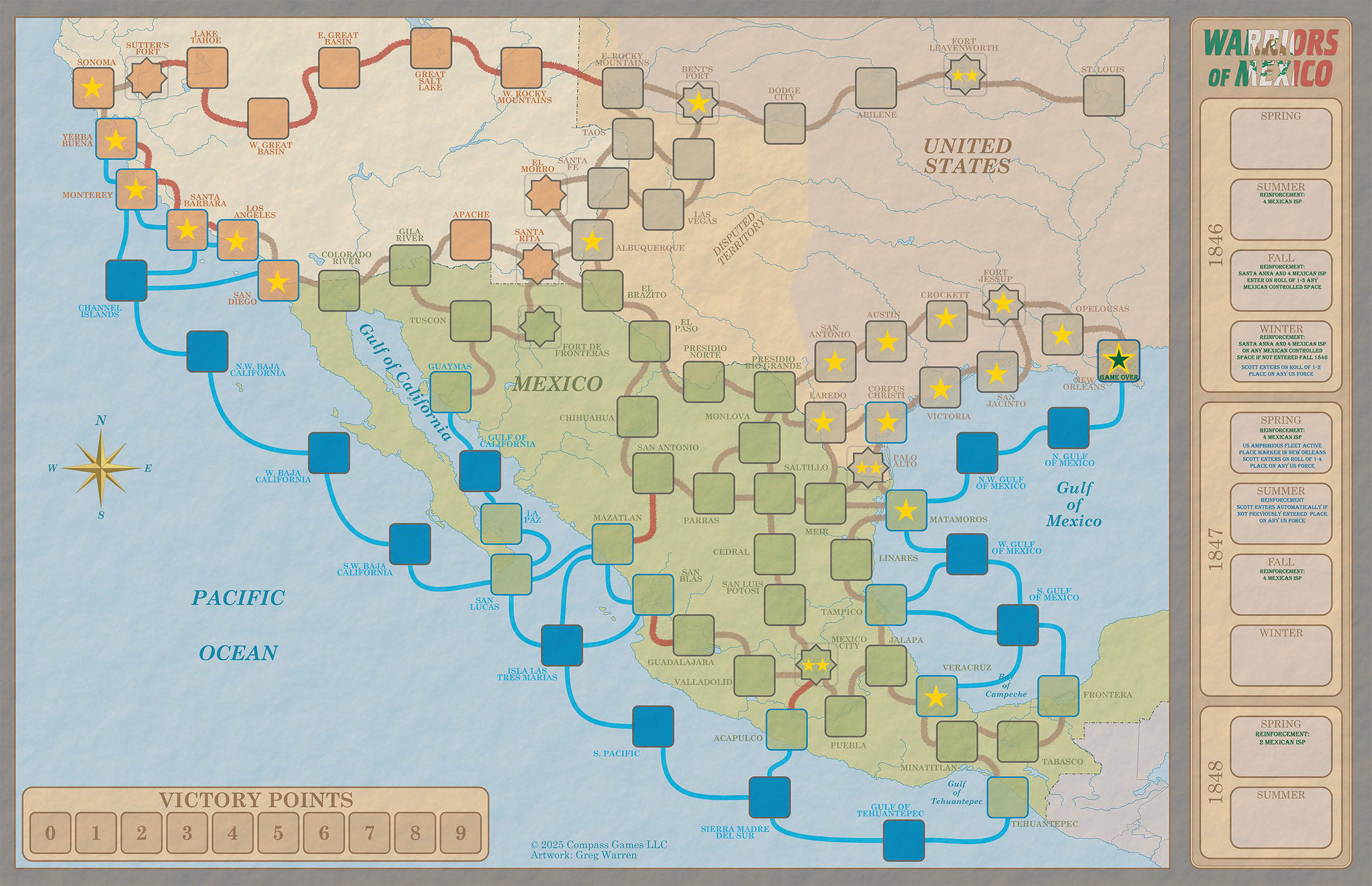 Warriors of Mexico (Pay Later) – Compass Games